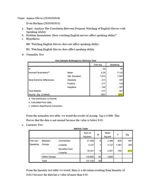 Analyzing Correlation Pdf Normal Distribution Statistical Analysis