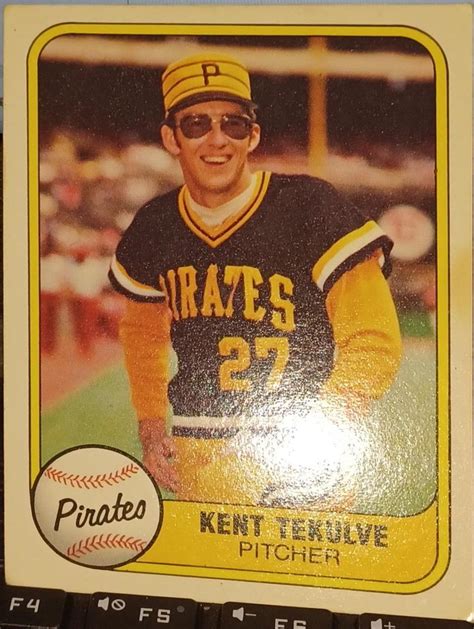 Kent Tekulve 362 Prices 1981 Fleer Baseball Cards
