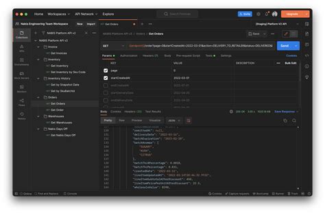 postman collection nabis platform v2 api