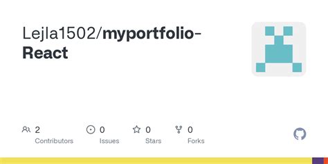 github lejla1502 myportfolio react
