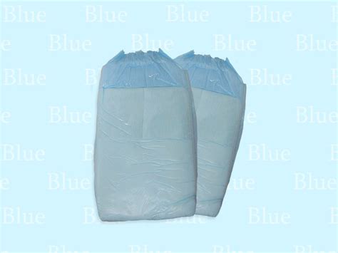 The Dotty Diaper Company Plain And Simple Blue Adult Diapers Abdl