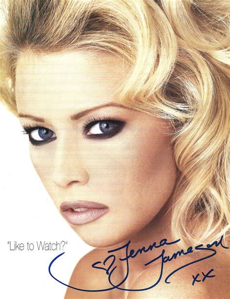 Jenna Jameson Real Hand Signed Rare Early Signature Pin Up Photo 2 Coa