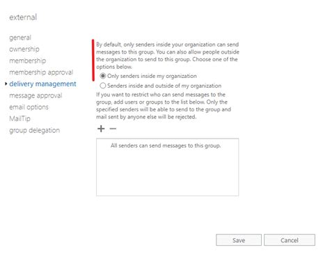 External Contacts Not Recieving Email In Distribution Group From External Sender Collaboration