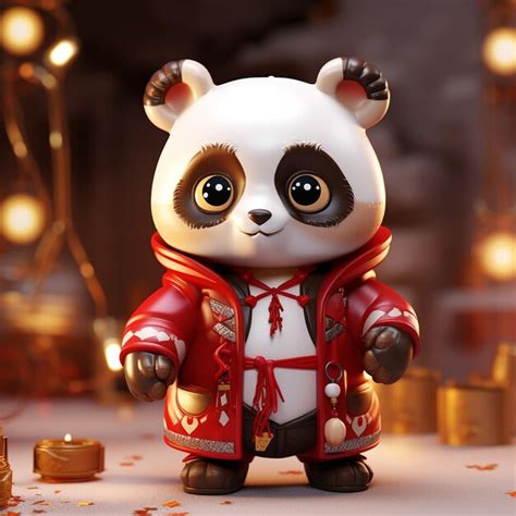 Premium Photo Chinese Cute Panda Doll