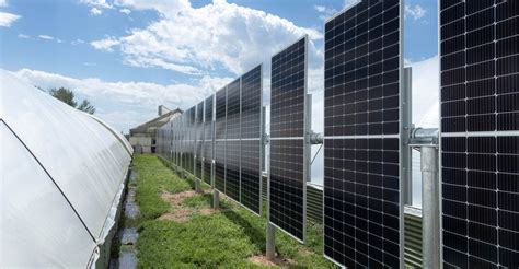 Vertical Bifacial Solar Panels Boost Energy Save Space And Reduce
