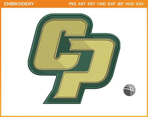 Cal Poly Mustangs Primary Logo 2021 College Sports Embroidery Logo In 4 Sizes And 8 Formats
