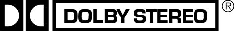 Dolby Stereo Logo Black And White Brands Logos