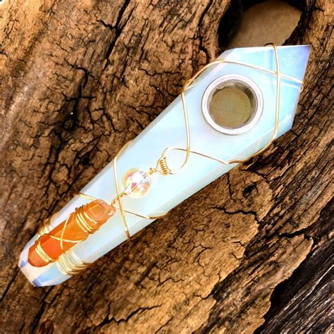 Large Glass Pipe Opal Crystal Pipe Pipes For Smoking Glass Smoking