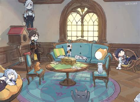 Ganyu Zhongli Shenhe And Yelan Genshin Impact Drawn By Xinzoruo Danbooru