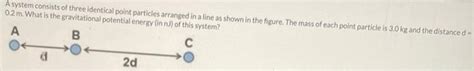 solved a system consists of three identical point particles
