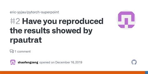 Have You Reproduced The Results Showed By Rpautrat · Issue 2 · Eric Yyjaupytorch Superpoint