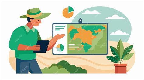 Premium Vector By Analyzing Historical Data Stored In The Digital Map Farmers Can Identify