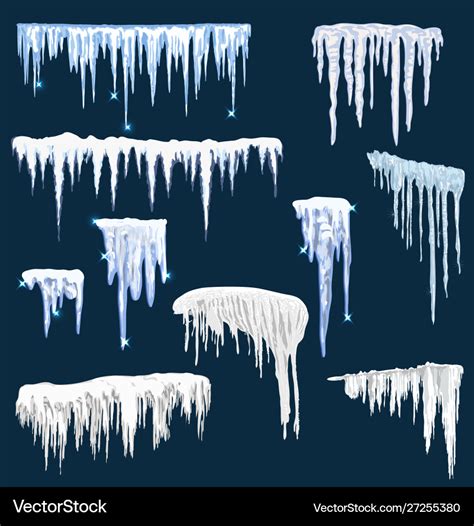 Icicles Drawing Dripping Icicle Over 1452 Royalty Free Licensable