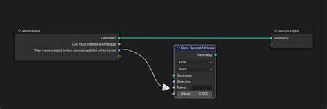Geometry Node Connections To Group Input Node Not Working Anymore