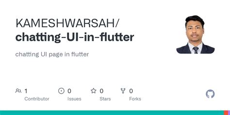Github Kameshwarsahchatting Ui In Flutter Chatting Ui Page In Flutter