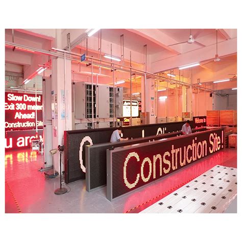 P LED Traffic Signs And Variable Message Signs LED Displays Improve Safety And