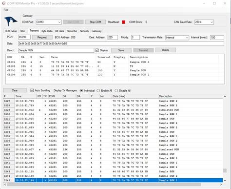 Sae J1939 Gateway Module With Updated Jcom1939 Monitor Software