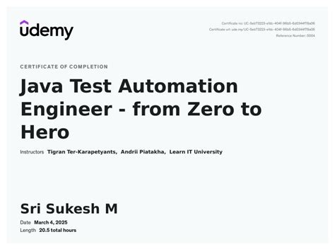 Java Automationtesting Softwaretesting Learning Certification