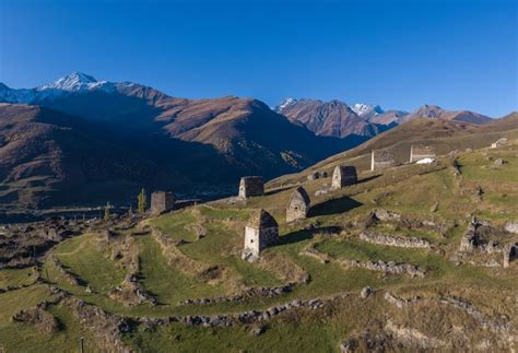 Premium Photo Mountain Landscape And Medieval Architecture Of North