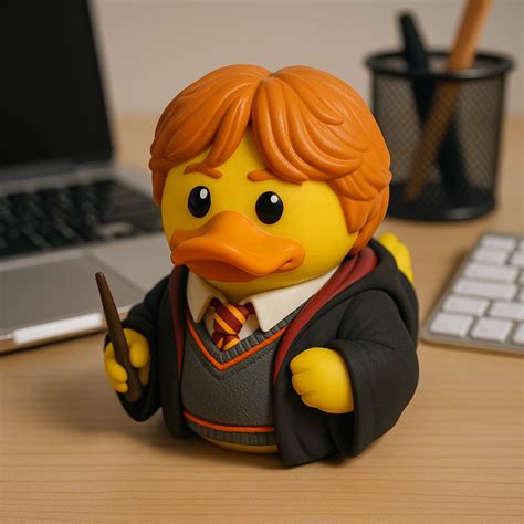🦆 Rubber Duck Ron Weasley Harry Potter 3d Print・ 3d File For 3d