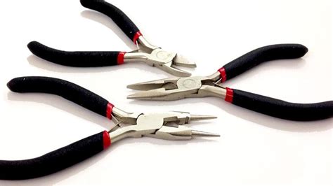 Pinzas Para Joyería Kit De Accesorios Con Pinzas Planas De Corte Y