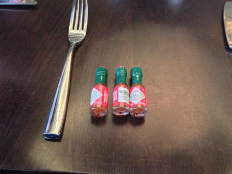 These Tiny Bottles Of Tabasco Rmildlyinteresting