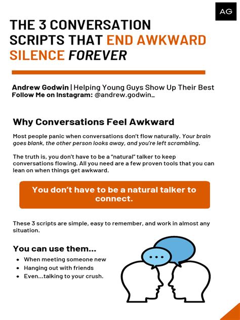 3 Scripts To End Awkward Conversations Pdf