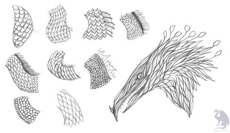 Dragon Scales Drawing