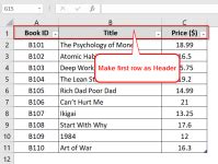 How To Make First Row As Header In Excel 3 Easy Methods Excel Insider