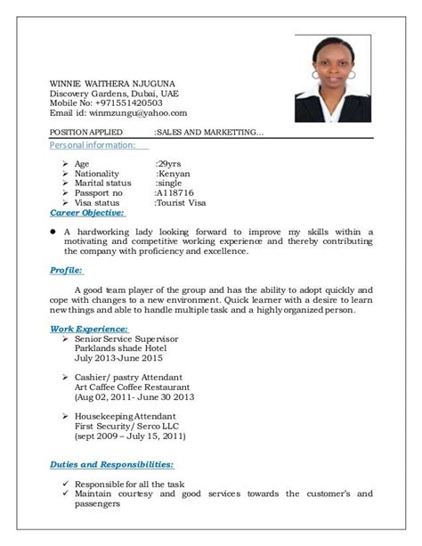 Sample Of A Cv In Kenya 9 Medical Cv And Resume Examples To Inspire