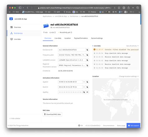 Arduino Mkr Wan 1310 Join Otaa Timeout How To Get Started The Things Network