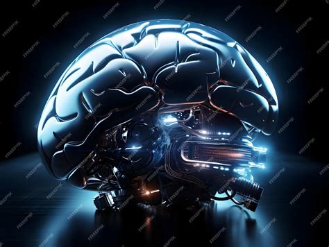 Futuristic Visualization Of Interconnected Neural Networks And Emerging