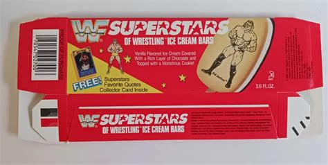 Wwf Superstars Of Wrestling Ice Cream Bars Gold Bond Good Humor 1992