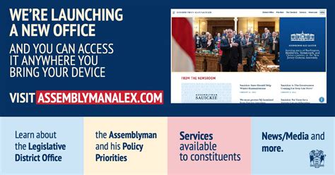 Assemblyman Assemblyman Alex Sauickie Is Launching A New Website For