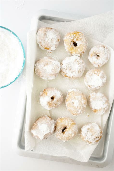 Powdered Sugar Mini Donuts Smells Like Delish