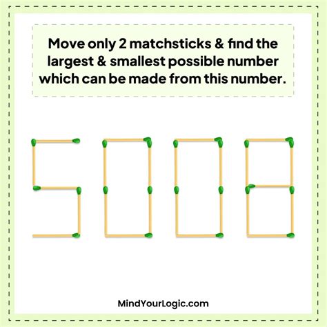 Matchstick Puzzles With Answers To Improve Your Brain