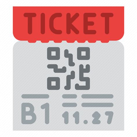 Movie Ticket Qr Code Barcode Scanning Icon Download On Iconfinder