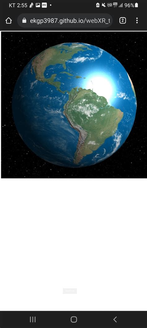 github ekgp3987 webxr test globe 2021 vr ar assignment