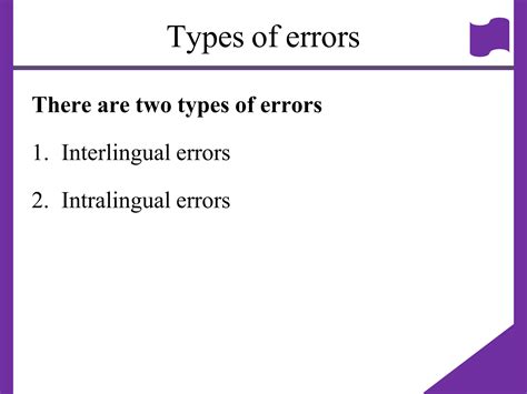 Error Analysis With Examples And Details Pptx
