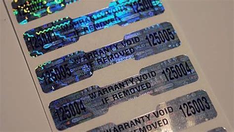 Security Sticker Stickerplus Custom Void Sticker