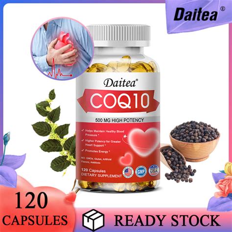 Coenzyme Q10 Supplement Antioxidant Supports Heart And Energy Production Promotes Overall