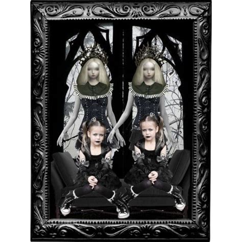Pinterest Gothic Collage Art Twins