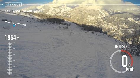 Trace Skiing Edwin Klom At La Plagne Youtube