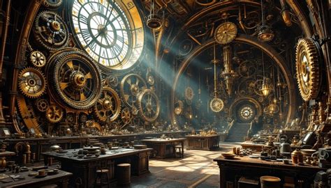 Free Clockwork Cathedral Interior Image Steampunk Clockwork Gears