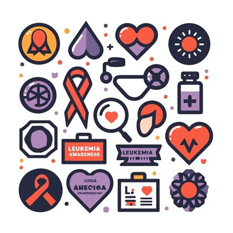 Premium Vector Leukemia Awareness Day Vector Illustration Silhouette Icon