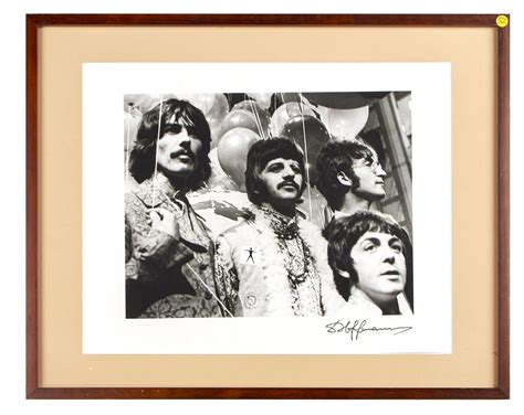 The Beatles Dezo Hoffman Signed All You Need Is Love Photo