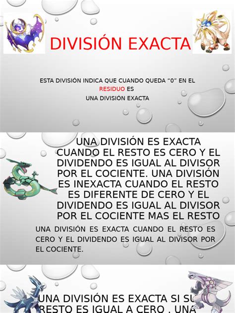 División Exacta Pdf