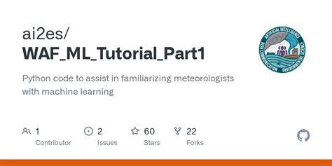 GitHub Ai Es WAF ML Tutorial Part Python Code To Assist In Familiarizing Meteorologists With