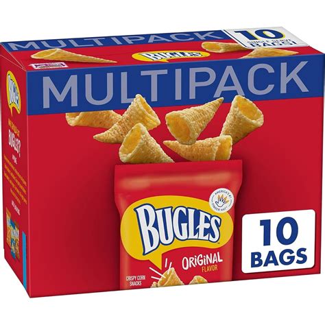 Crispy Corn Snacks Multipack Original Flavor Snack Bags 10 Ct