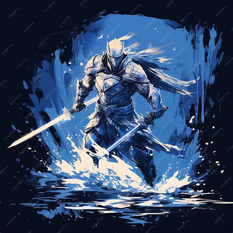 Premium Photo Tshirt Design Of Knight In A Charging Position Wielding